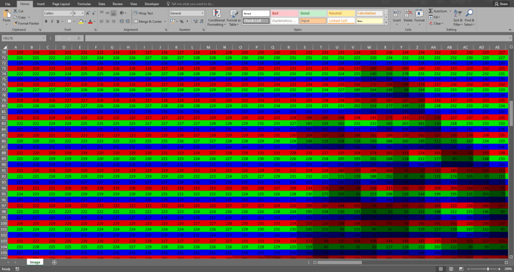 Zeichnen Sie mit Excel Bilder | excel-hilfe.ch