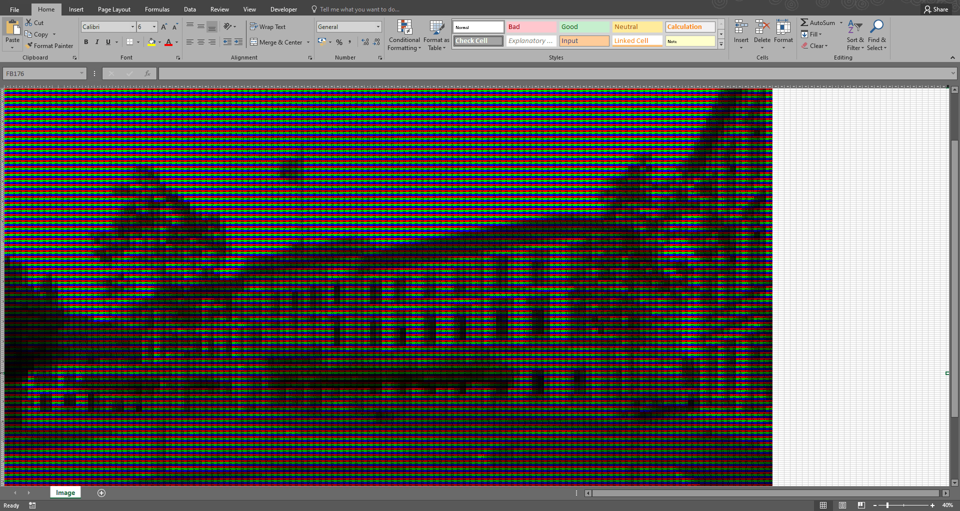 Zeichnen Sie mit Excel Bilder | excel-hilfe.ch