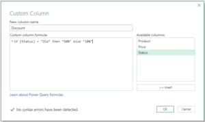 How to write an IF Statement in Power Query - Excel Hilfe