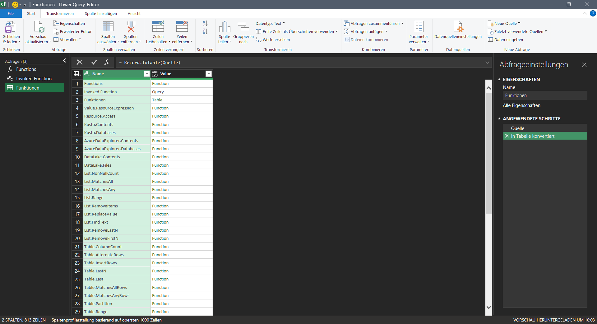 Benutzerdefinierte Funktionen in PowerQuery | excel-hilfe.ch
