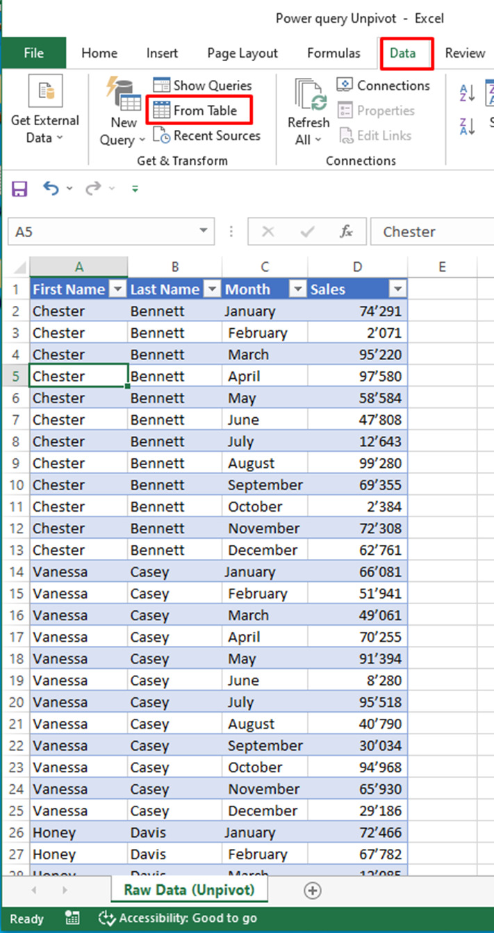 So entpivotieren oder pivotieren Sie Daten mit Power Query - Excel Hilfe