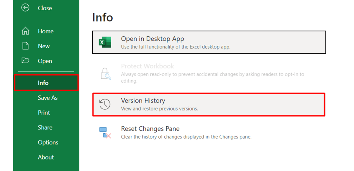 So stellen Sie eine frühere Version einer Excel-Datei wieder her ...