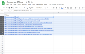 QR-Code in Google Sheets generieren - Excel Hilfe