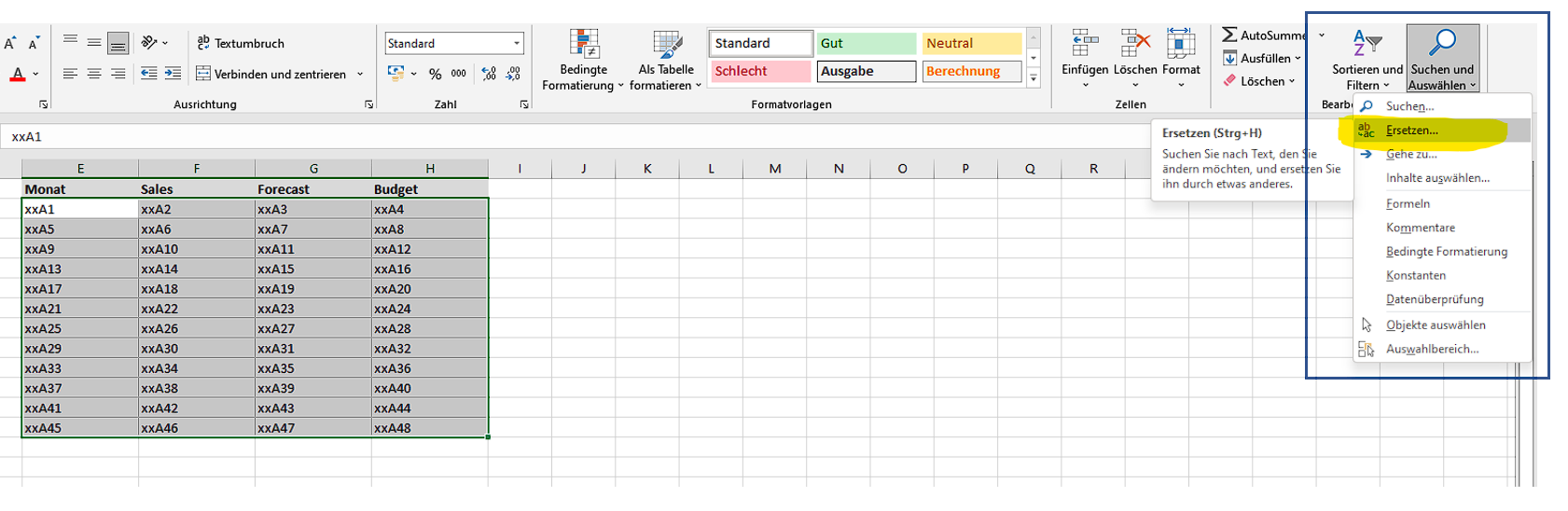 Entstapeln Sie Daten aus einer Spalte in mehrere Spalten | excel-hilfe.ch