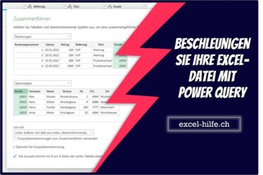 Beschleunigen Sie Ihre Excel-Datei mit Power Query | excel-hilfe.ch