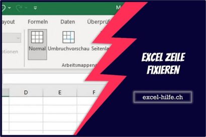 Excel Zeile fixieren | excel-hilfe.ch