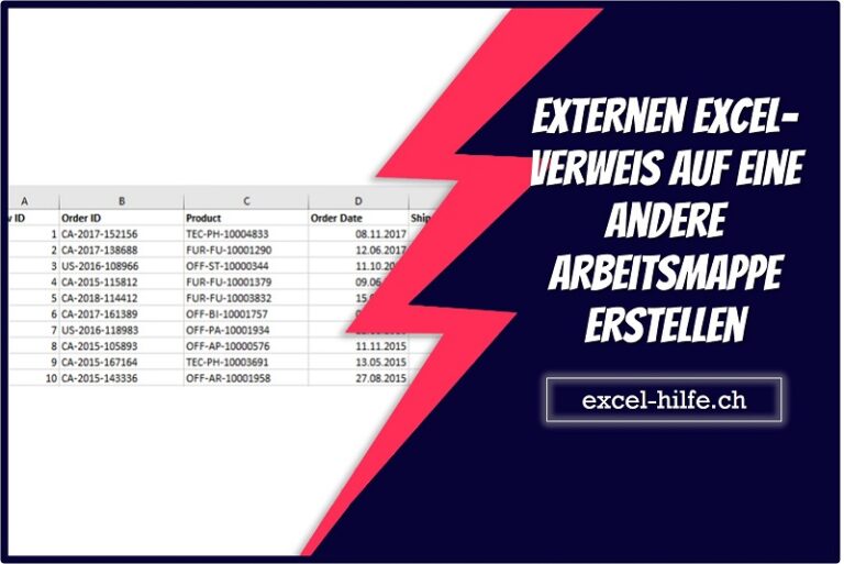Externen Excel-Verweis auf eine andere Arbeitsmappe erstellen | excel ...