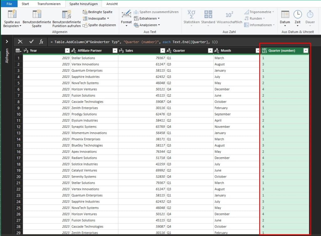 So verwenden Sie die RIGHT-Funktion von Excel in Power Query | excel ...