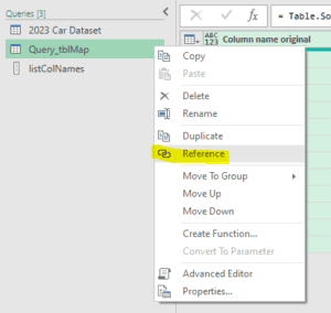 Power Query: Spalten über eine Mapping-Tabelle auswählen, umbenennen ...