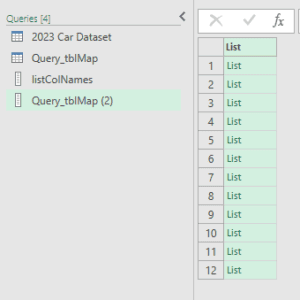 Power Query: Spalten über eine Mapping-Tabelle auswählen, umbenennen ...
