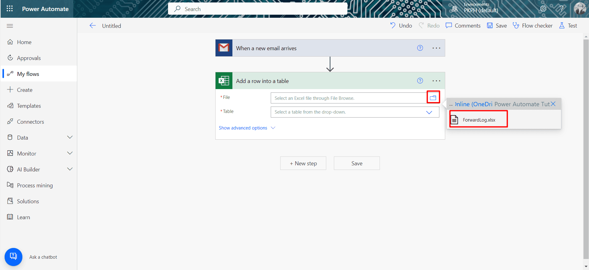 POWER AUTOMATE: Email-Weiterleitung und Excel-Protokollierung | excel-hilfe.ch